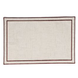 Placemat 44x29cm beige with dark brown stitching Tabletop | Salt ...